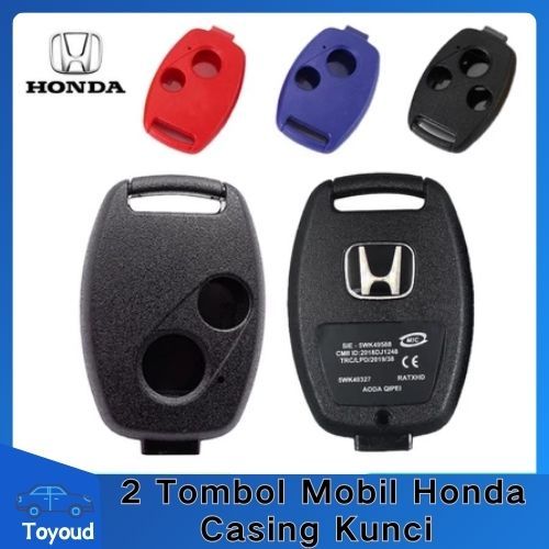 Jual Casing Kunci Honda Remote 2 Tombol Mobil Honda Casing Original ...
