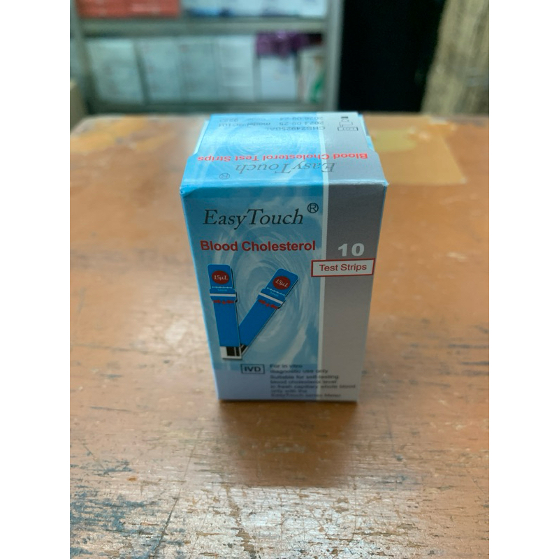 Jual Strip Cholesterol Easy Touch isi 10 stik Kolesterol Easy Touch ET ...