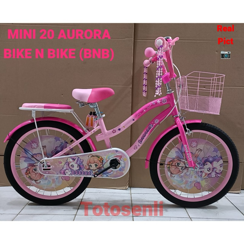Jual sepeda anak perempuan MINI 20 INCH AURORA (BNB) BIKE N BIKE ...