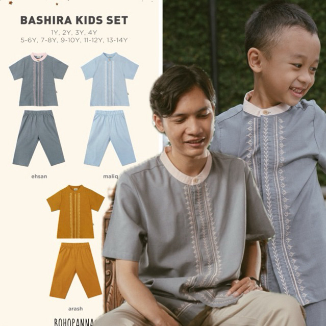 Jual MKS Bohopanna Raya Series Bashira Kids Set Koko Bashira Daddy | Shopee Indonesia