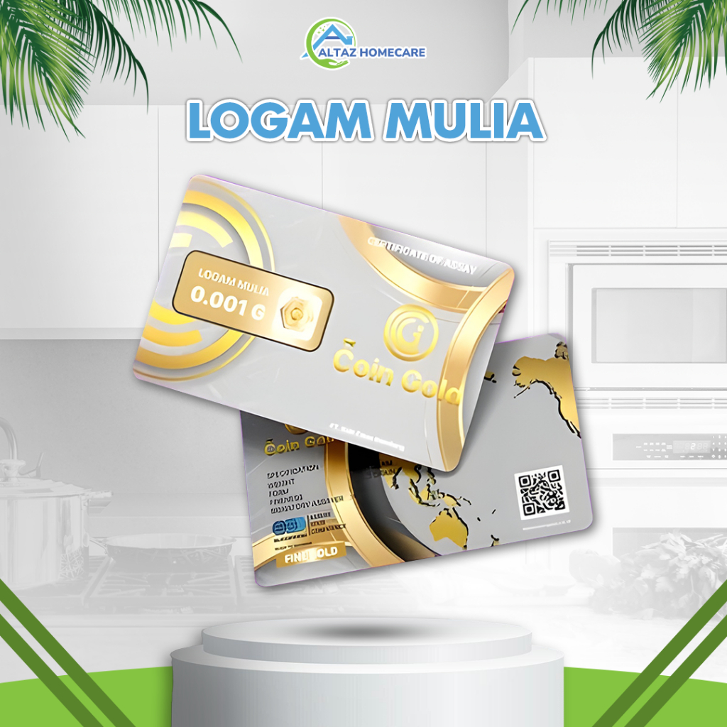 Jual Logam Mulia 0.001 gram Coin Gold Coingold Babygold Mini gold ...