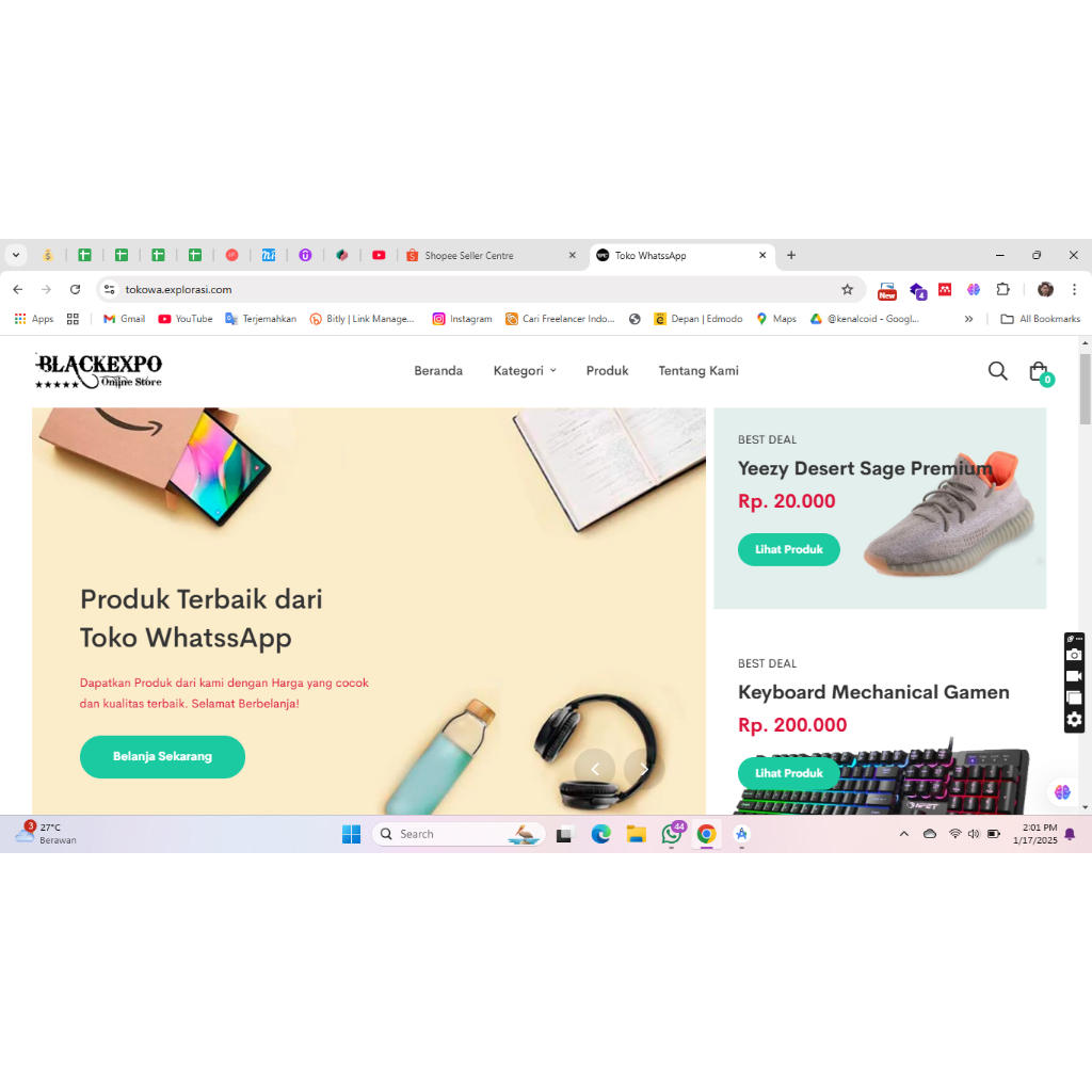 Jual Source Code Toko Online via Tokowa manual payment | Shopee Indonesia