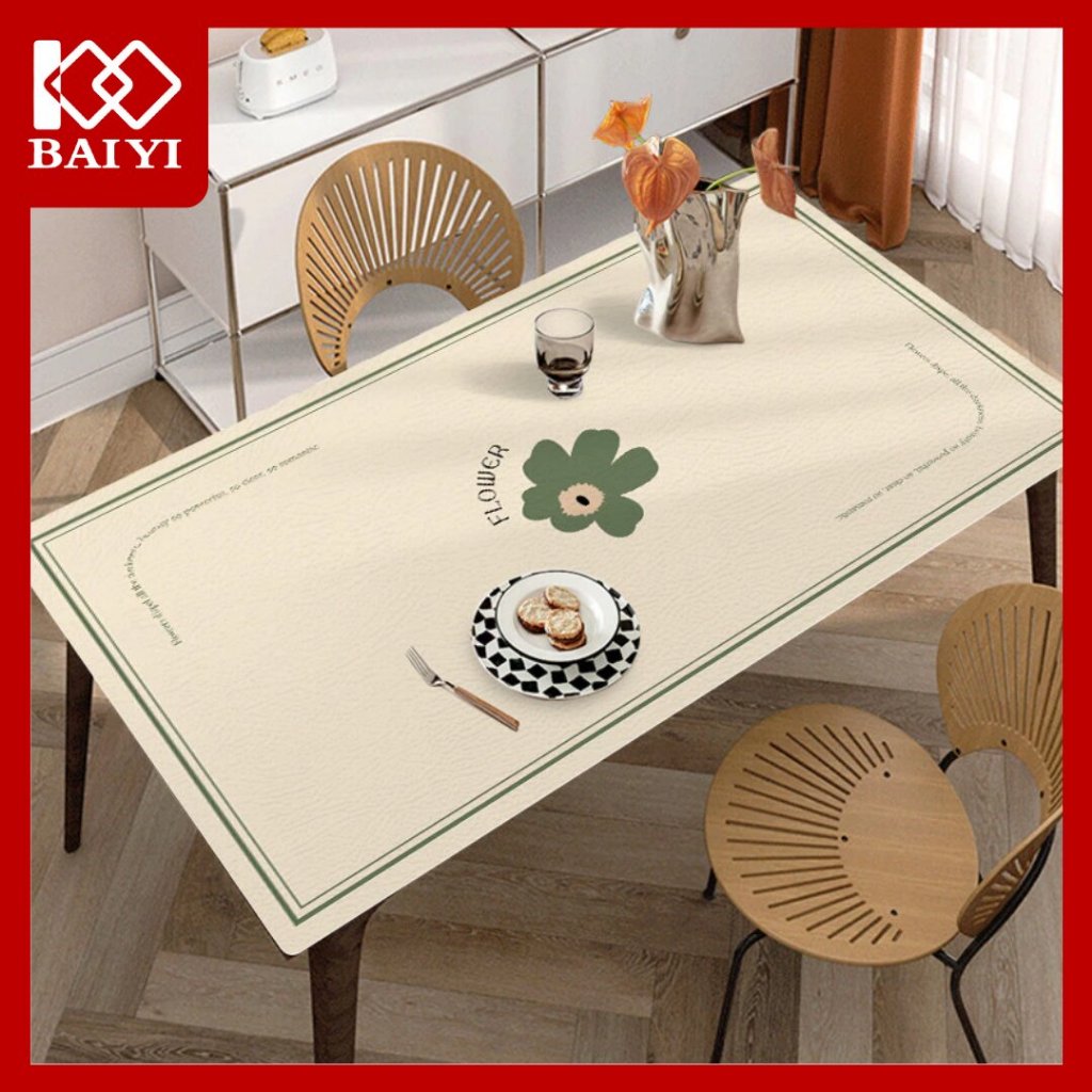 Jual Taplak Meja Makan Ukuran custom anti air/ Taplak Meja Bahan kulit ...