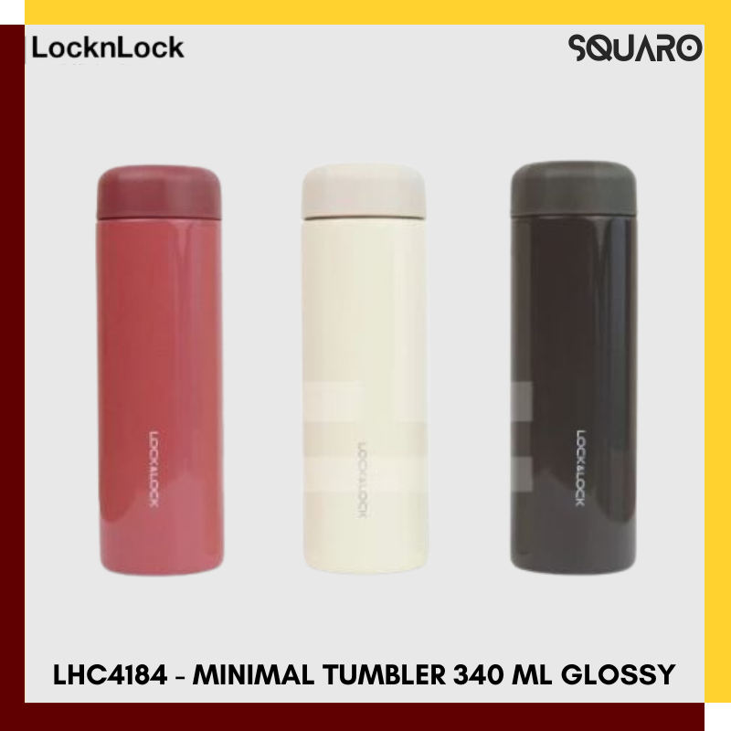 Jual SQUARO - LocknLock Minimal Tumbler 340ml - Termos Air Minum Panas & Dingin - LHC4184 Glossy ...