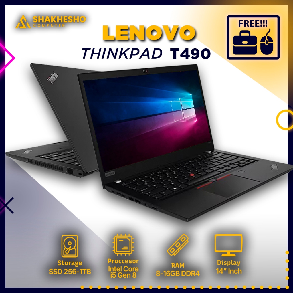 Jual Lenovo Thinkpad T490 Touchscreen ORIGINAL / Core i7 Gen 8 / RAM ...
