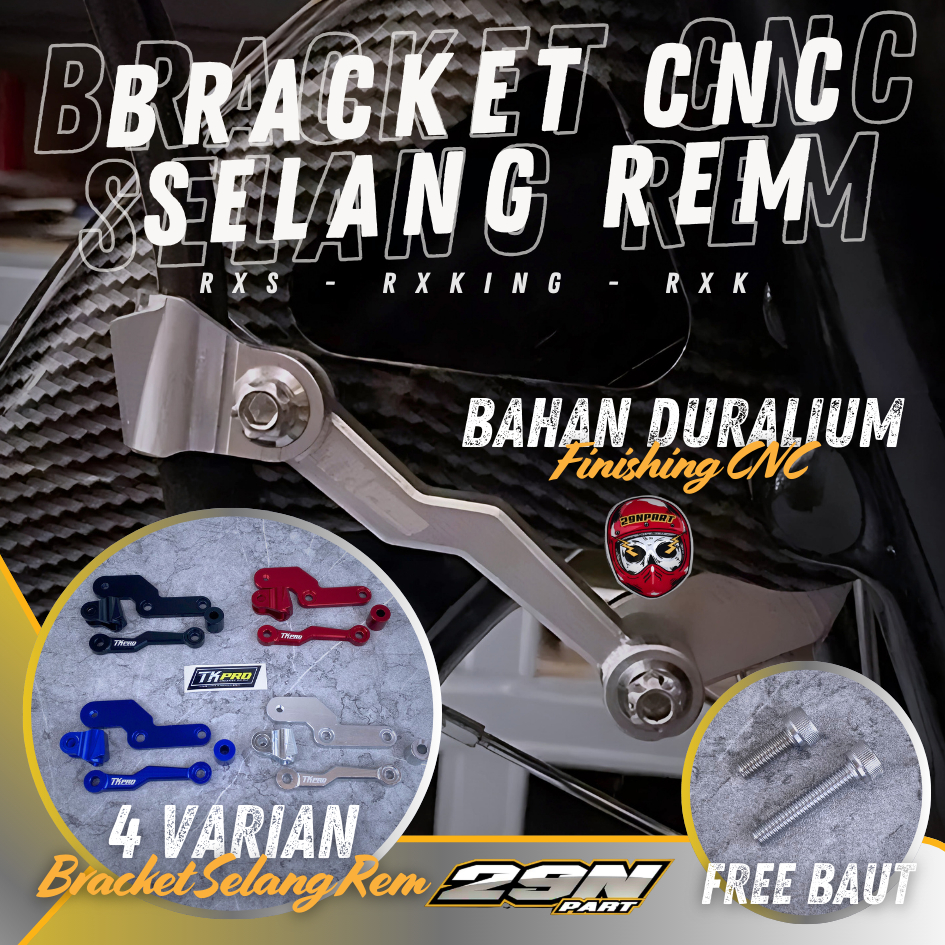 Jual Breket Bracket Selang Rem Depan Motor Yamaha RX KING RXKING RXK ...