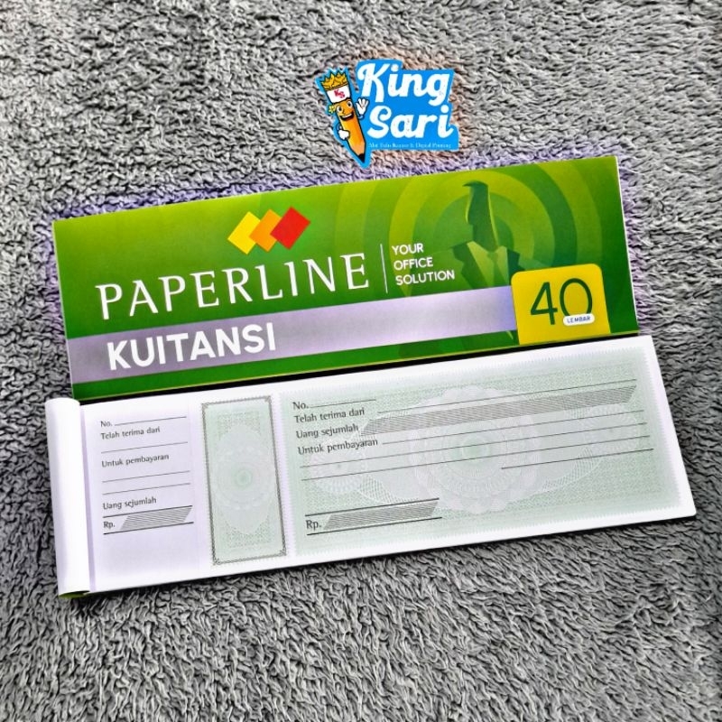 Jual KWITANSI/KWITANSI 1 RANGKAP/KWITANSI PAPERLINE TANGGUNG/KWITANSI ...