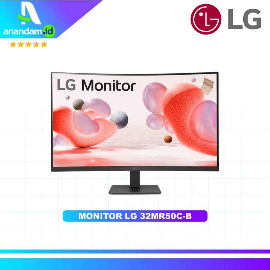 Jual Monitor LED LG 32" 32MR50C-B Full HD Curved monitor with AMD ...