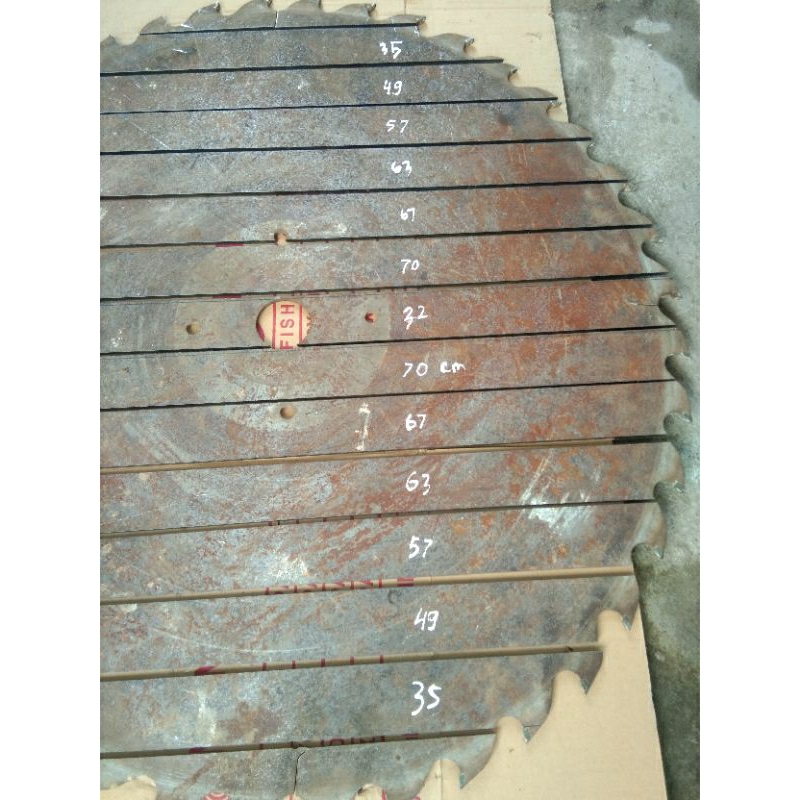 Jual PLAT BAJA GERGAJI SERKEL TEBAL 5MM LEBAR 5CM BAHAN PISAU | Shopee ...