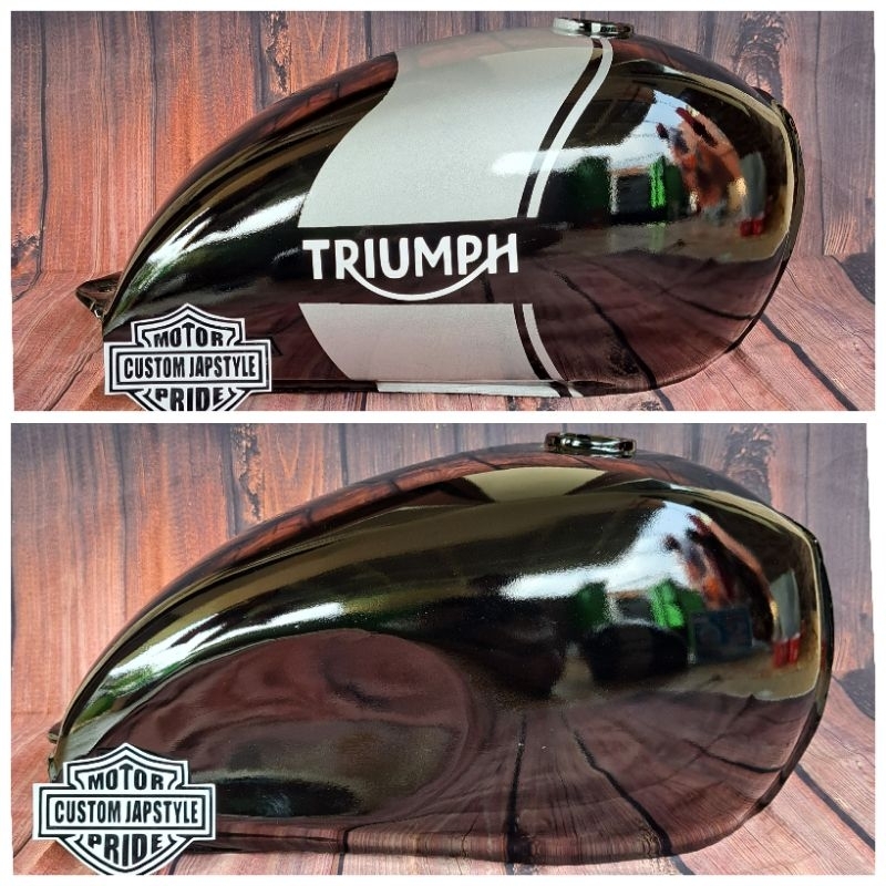 Jual Tangki Custom Japstyle Triumph Bobber Scrambler Bratcafe | Shopee ...