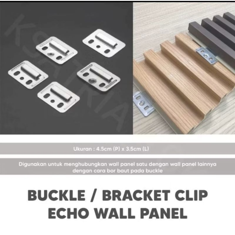 Jual CLIP WALLPANEL & PLAFOND PVC / KLIP CANTOLAN WPC PANEL / BRACKET ...
