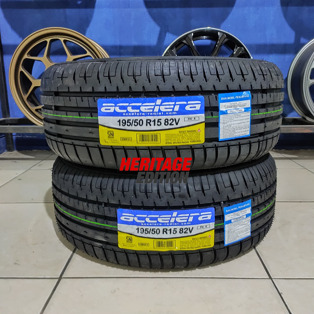 Jual Ban Mobil Racing R15 Ban Standar Radial Accelera 195 50 R15 Phi-R Ban Mobil R15 | Shopee ...