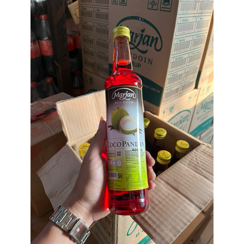 Jual PROMO MARJAN BOUDION SIRUP MARJAN COCOPANDAN 460ML 1 KARTON ISI 12 ...