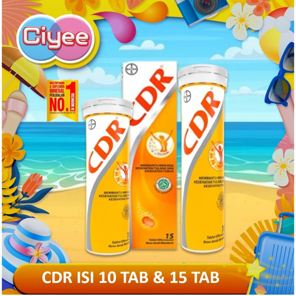 Jual CDR Calcium-D Effervescent 10 Tablet & 15 Tablet | Vitamin Tulang | Kalsium | CIYE | Shopee ...