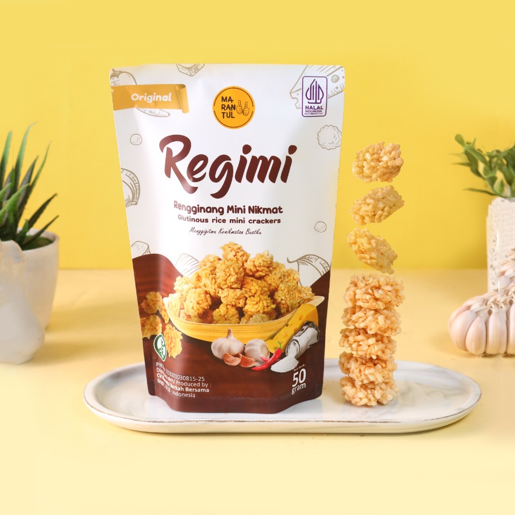 Jual Rengginang Mini REGIMI Original Renyah Gurih Praktis | Shopee ...