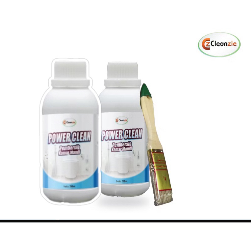 Jual PAKET 2 BOTOL CLEANZIE POWER CLEAN PEMBERSIH KAMAR MANDI/KERAMIK ...