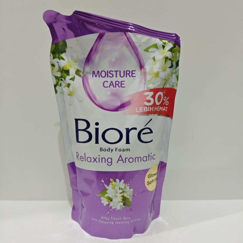 Jual Biore Sabun Mandi Cair Body Foam Pure Mild / Relaxing Aromatic ...