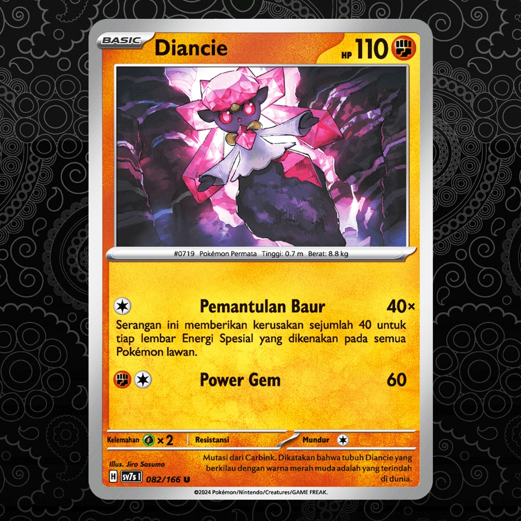 Jual Pokemon Diancie Petarung TCG Kartu Pokemon Indonesia ( Harga Untuk 1 Pcs ) | Shopee Indonesia