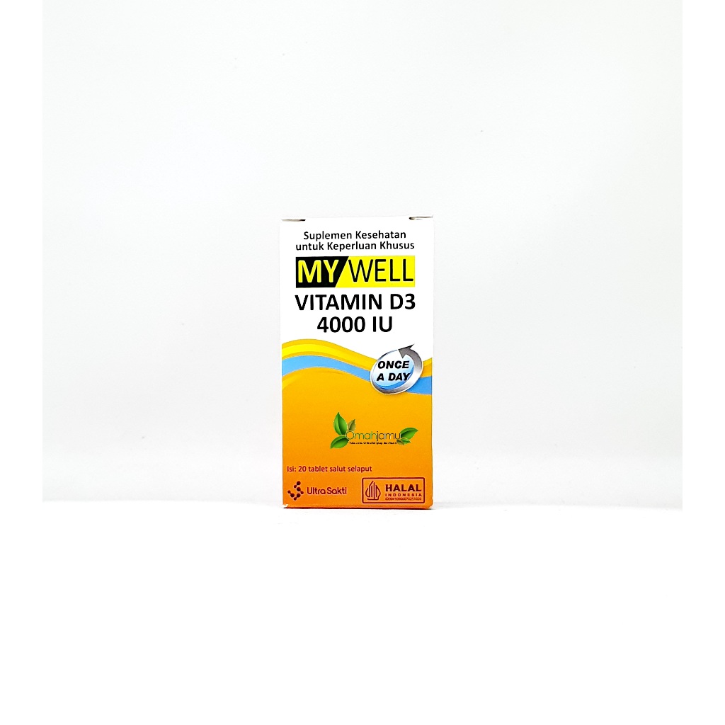 Jual MYWELL VITAMIN D3 4000 IU | Shopee Indonesia