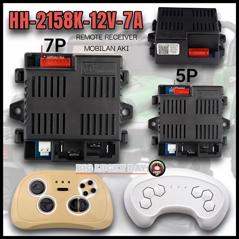 Jual REMOTE RECEIVER MOBIL AKI HH-2158K-12V-5A / HH-2158K-12V-7A REMOT ...