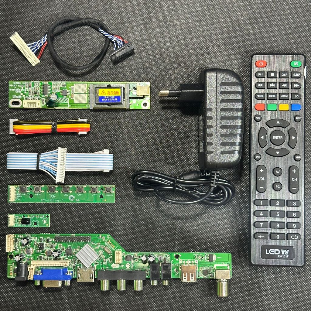 Jual BKR00 Paket MESIN TV DIGITAL DVB T2 Universal LCD LED TV MainBoard ...