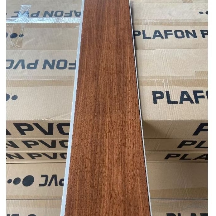 Jual PLAFON PVC COKLAT TUA SERAT KAYU GLOSSY WOOD 14 GLOSSY | Shopee ...
