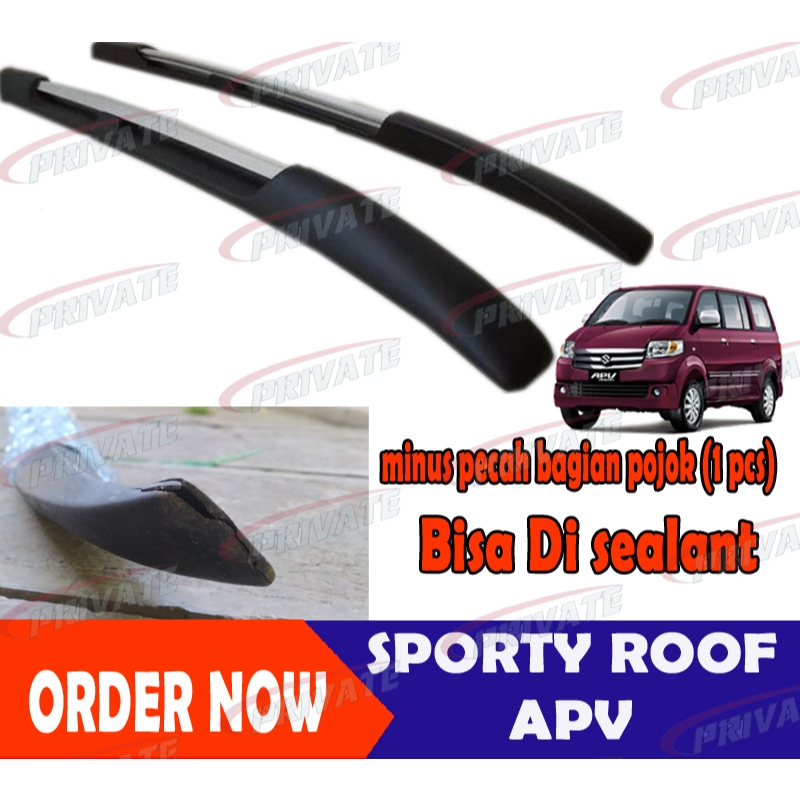 Jual SPORTY ROOF / ROOF RAIL SPORTY SUZUKI APV MINUS RETAK POJOK ...
