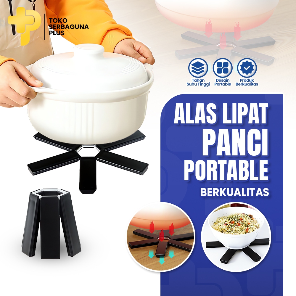 Jual Tatakan Panci Kompor Alas Lipat Tempat Makanan Tahan Panas Folding ...