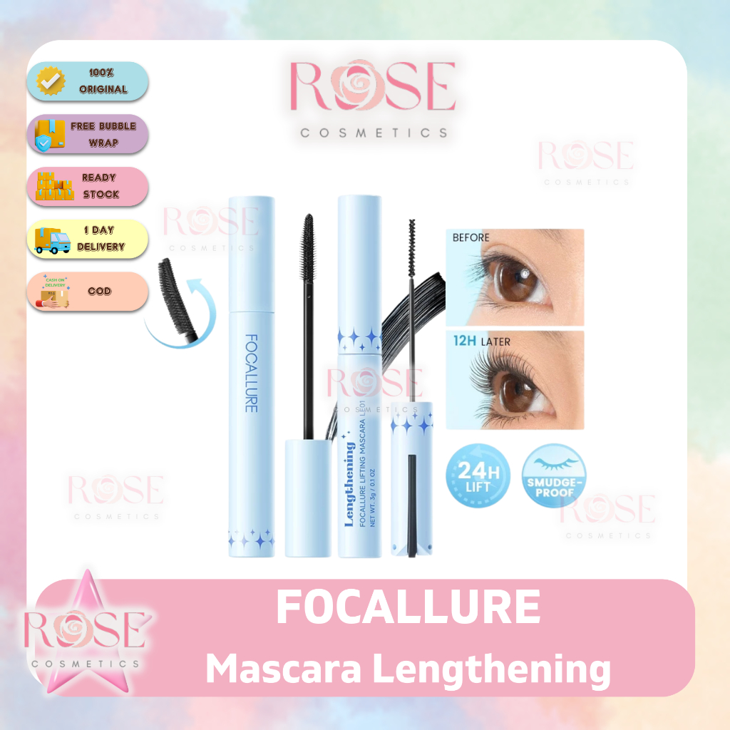 Jual FOCALLURE Set Mascara Primer & 2MM Ultra-fine Waterproof Mascara ...
