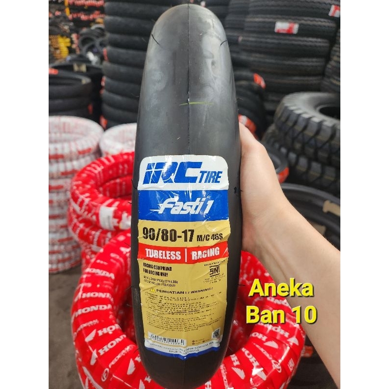 Jual Ban IRC 90/80-17 Fasti 1 Tubeless Slick Soft Compound Ban Balap ...