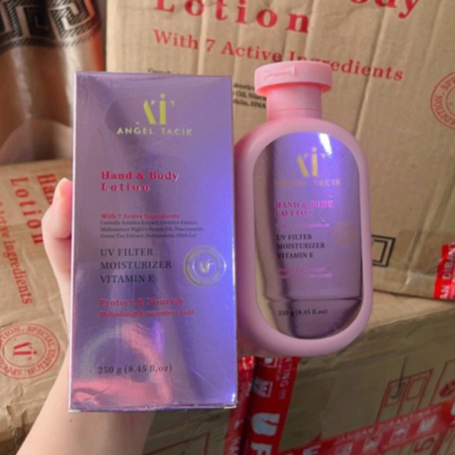 Jual KEMASAN BARU HB LOTION HANDBODY HAND BODY ANGEL TACIK 1 DUS KARTON ...