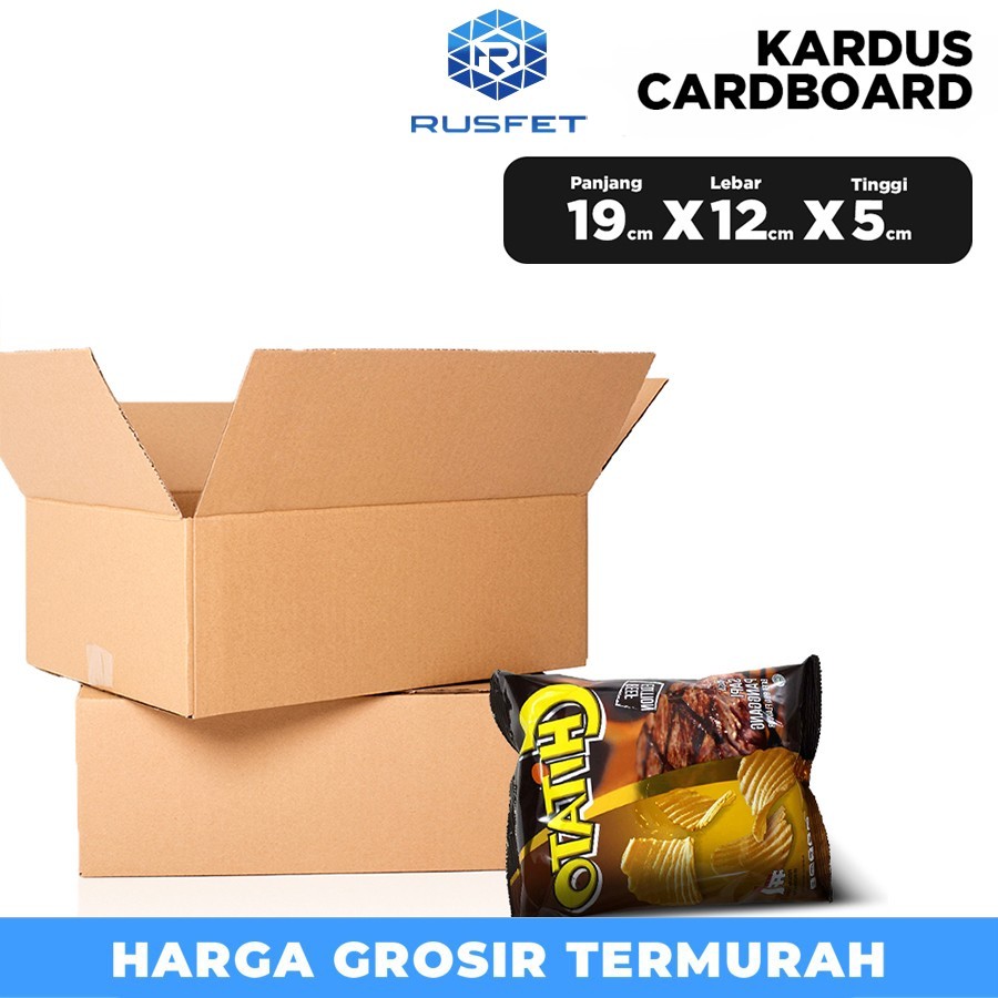 Jual KARDUS PACKING KARTON BOX 19x12x5cm Dus Kotak Packaging Polos ...