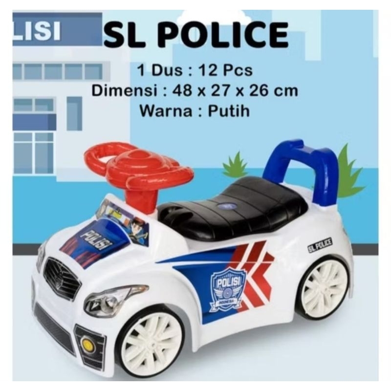 Jual Mobil dorong (duduk) ,Mobil plastik polisi anak SL 200 /mainan ...
