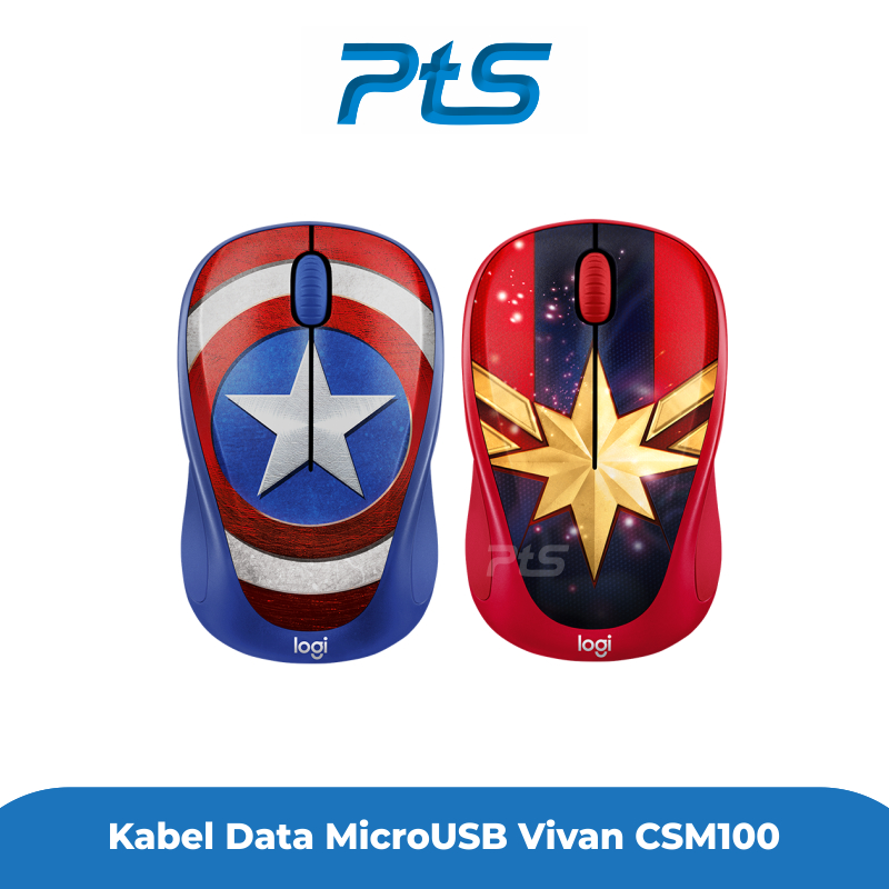 Jual Mouse Wireless Logitech M238 Marvel Edition - Captain Marvel ...
