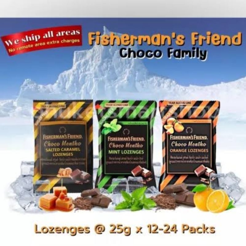 Jual Fisherman's Friend Choco Menthol 25gr | Shopee Indonesia