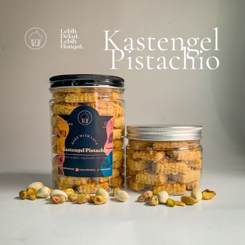 Jual Kastengel Pistachio by Ross Cookies (Extra Kunafa & Pistachio ...