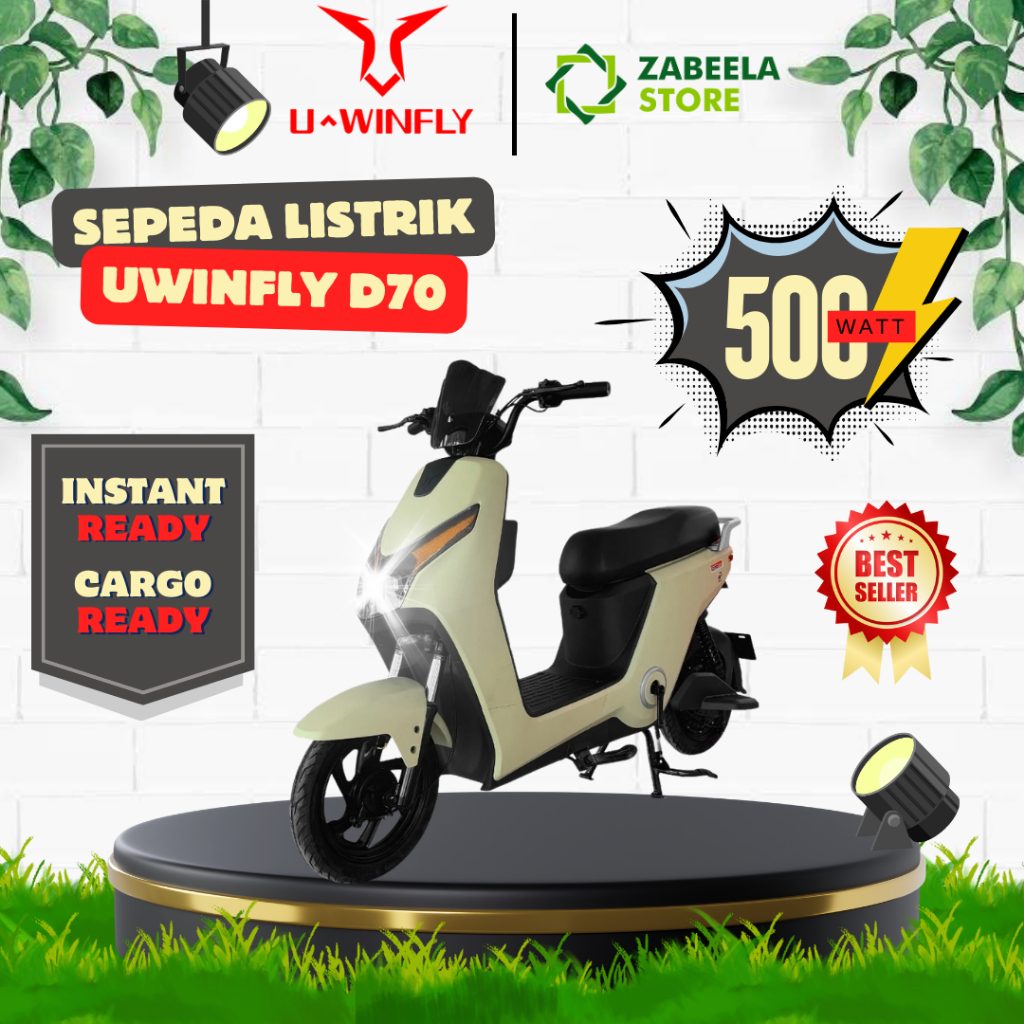 Jual Sepeda Listrik Uwinfly D70 500 Watt Terbaru 48v/12Ah E-Bike ...