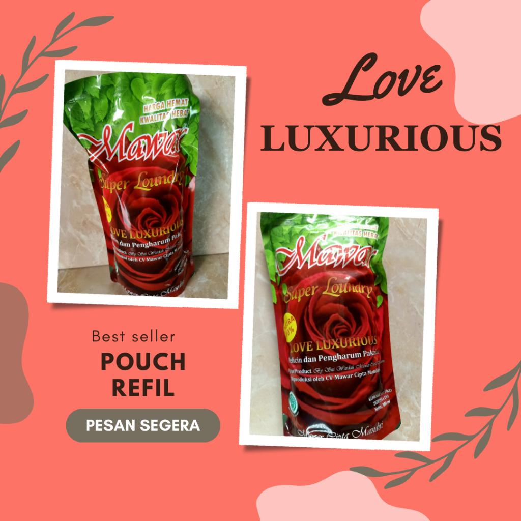 Jual MAWAR SUPER LAUNDRY 900ML / PARFUM LAUNDRY MAWAR / PELICIN PAKAIAN ...