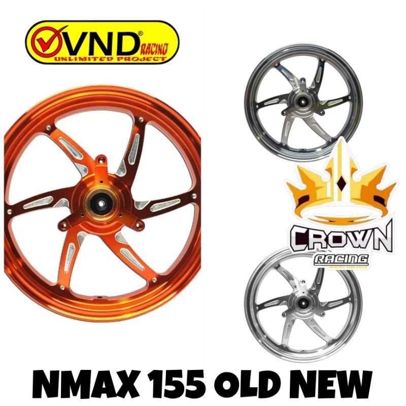Jual Velg VND Six Star V2 Gen2 Yamaha Nmax 155 Old New 185 / 215 x 14 ...