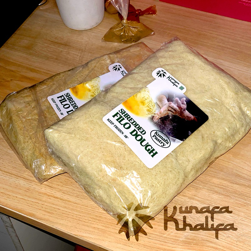 Jual AJINAH KUNAFA 500gr Kunafa Khalifa- Sheredded Filo Pastry ( Bahan ...