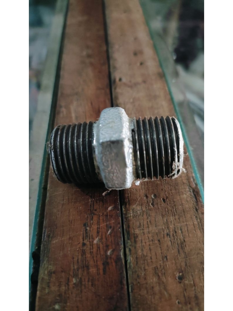 Jual Sambungan Double Neppel drat luar ukuran 1/2", 3/4" | Shopee Indonesia