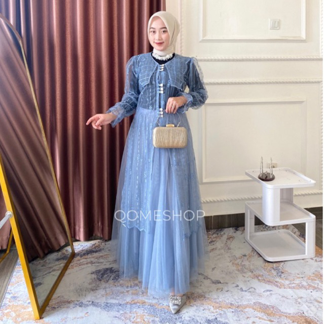 Jual QOME - Tunik Bruklat / Tunik Hanna / Tunik Kondangan Terbaru ...