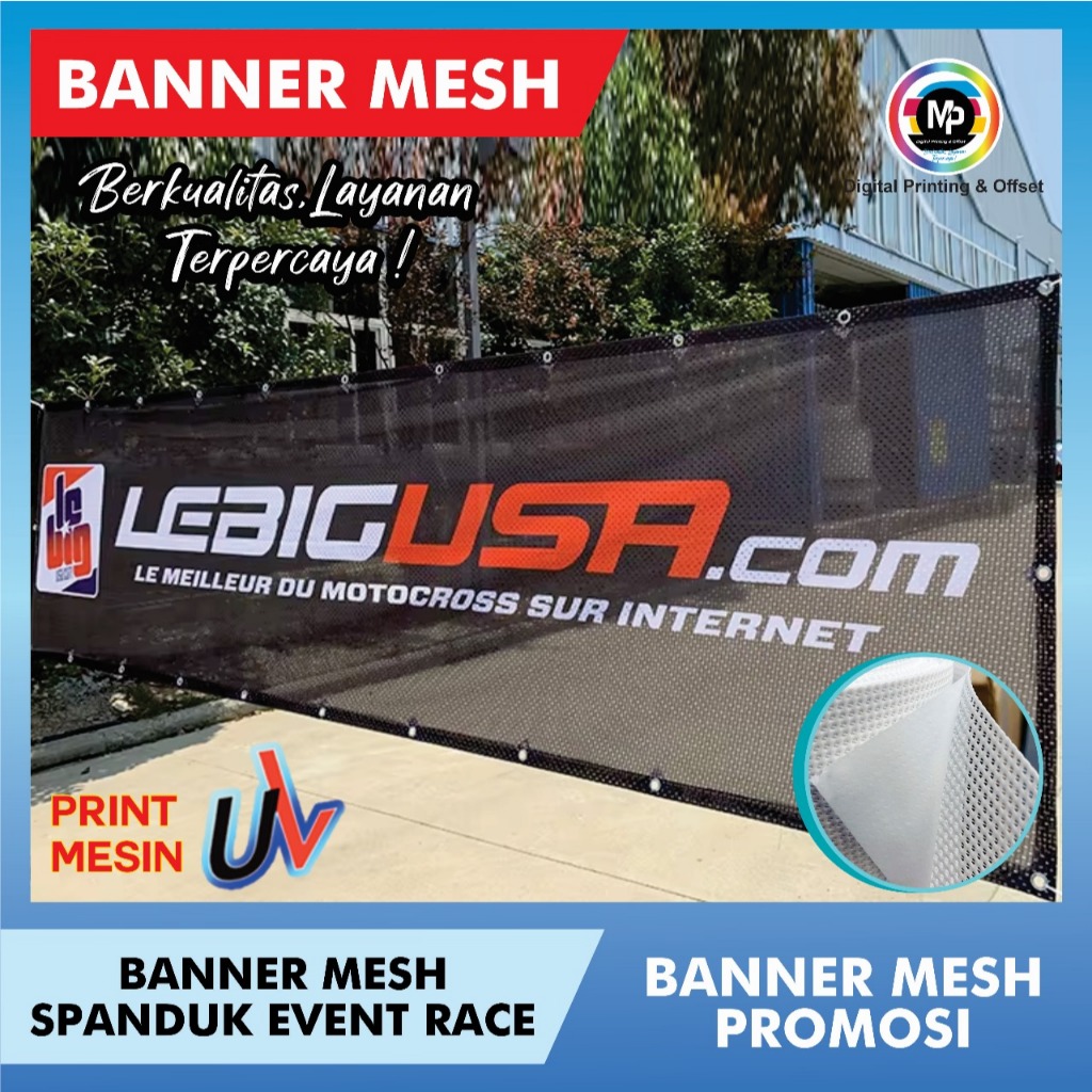 Jual BANNER JARING PRINT UV / BANNER MESH UNTUK SOUND SYSTEM / BANNER ...