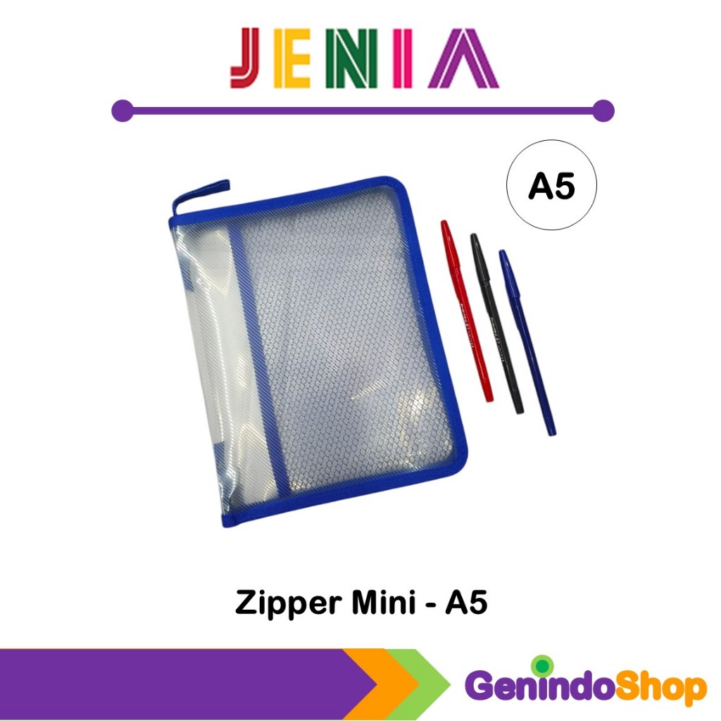 Jual Map Plastik Resleting / Zipper File Mini A5 | Shopee Indonesia