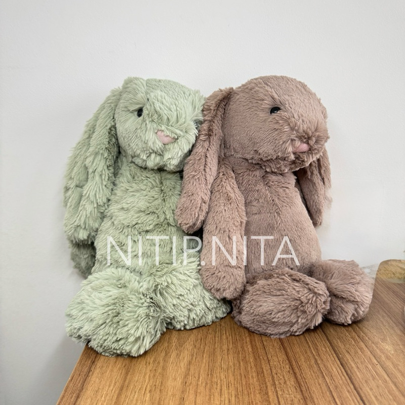 Jual Boneka Jellycat Bashful Bunny LARGE Sage Brown | Boneka Kelinci JC ...
