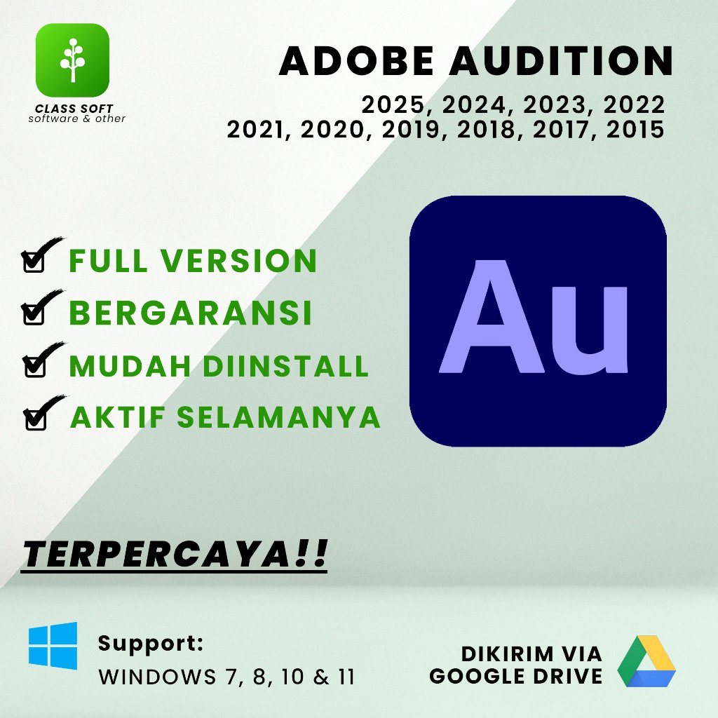 Jual Audition Full Version Terbaru/Lama CLASS_SOFT I Windows 10, 8, 7 ...