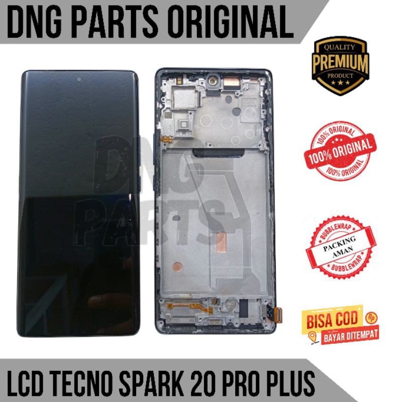 Jual LCD TOUCHSCREEN FULLSET FRAME TECNO SPARK 20 PRO PLUS KJ7 ORIGINAL COPOTAN | Shopee Indonesia