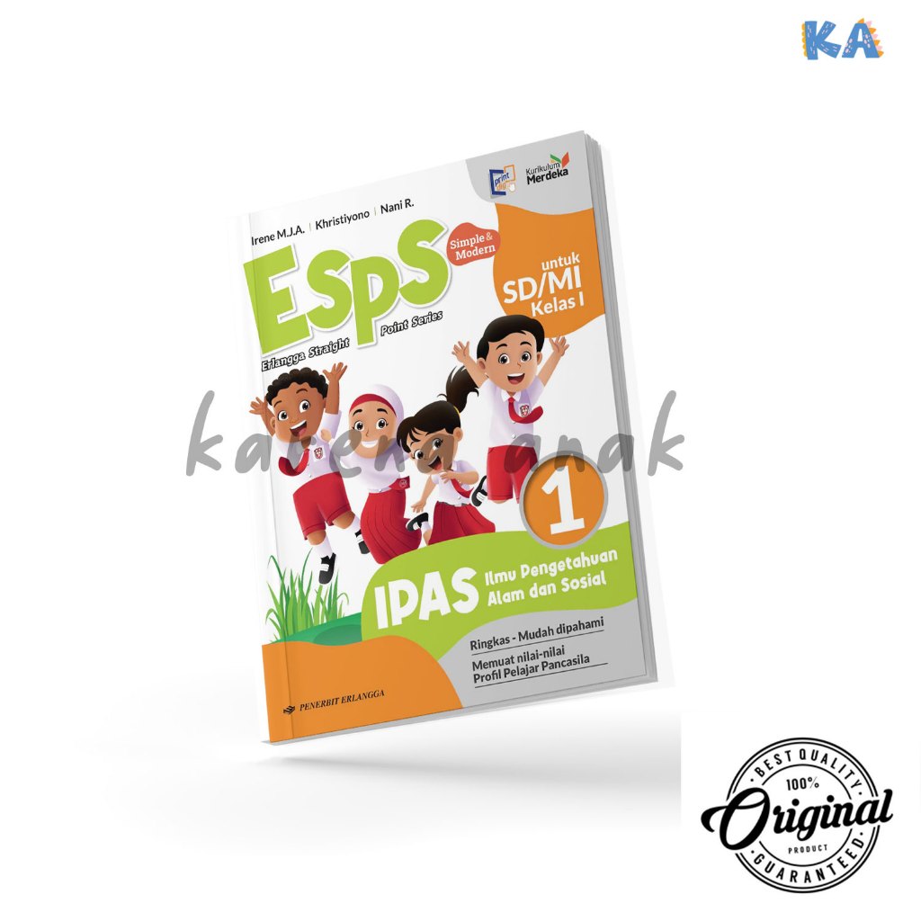 Jual Buku Pelajaran Erlangga Esps ipa Ipas Sd Mi Kelas 1 2 3 4 5 6 Km Kurikulum Merdeka Erlangga ...