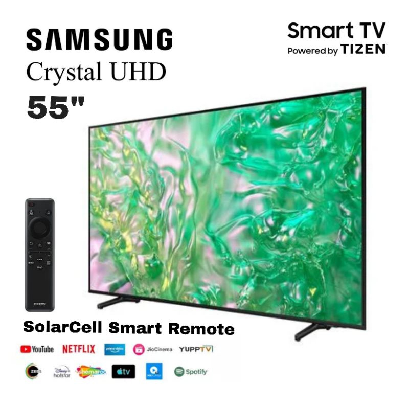 Jual NEW 2024! SAMSUNG Crystal UHD 4K 55DU8000 - Smart TV TizenOS 55 ...