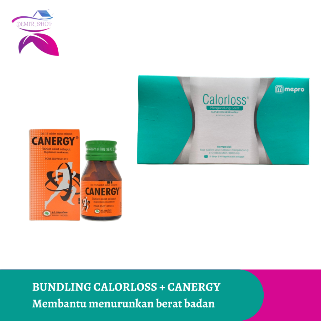 Jual Bundling Calorloss + Canergy / Membantu Menurunkan Berat Badan ...